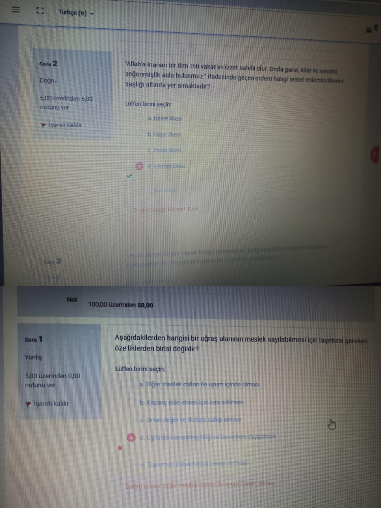 Genel Ve Mesleki Etik Soru | PDF