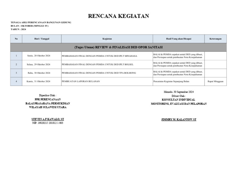 Rencana OKT - 5 | PDF