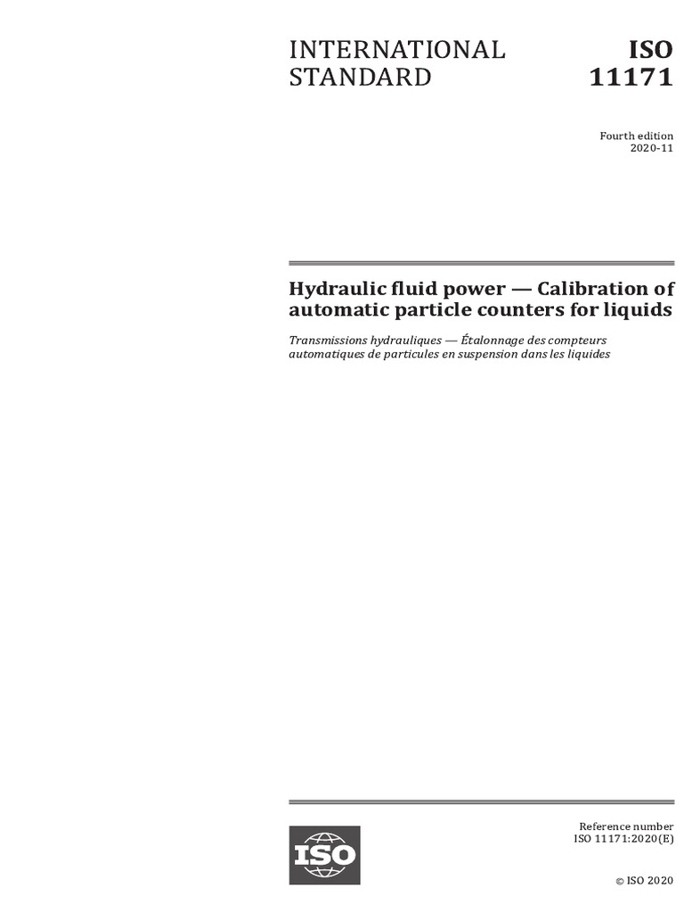 ISO 11171-2020 | PDF | Calibration | Flow Measurement