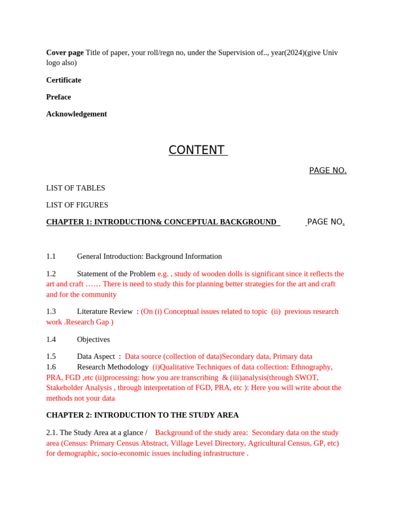 Dissertation genl instructions | PDF | Data | Demography