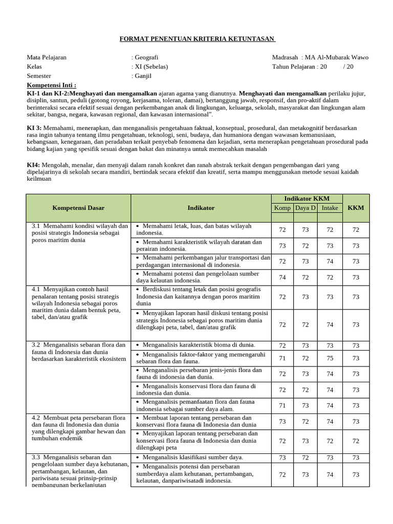 6. NEW FORMAT KKM EXCEL (17) | PDF