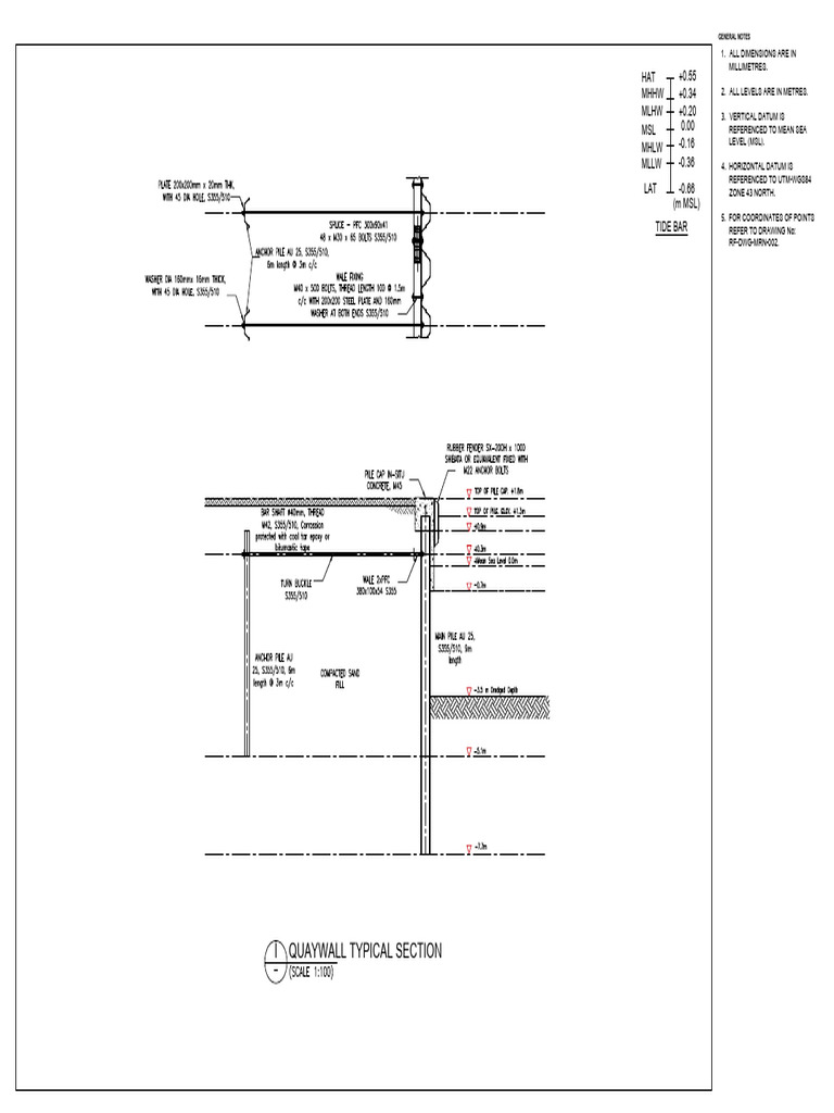 Quaywall Section Details | PDF
