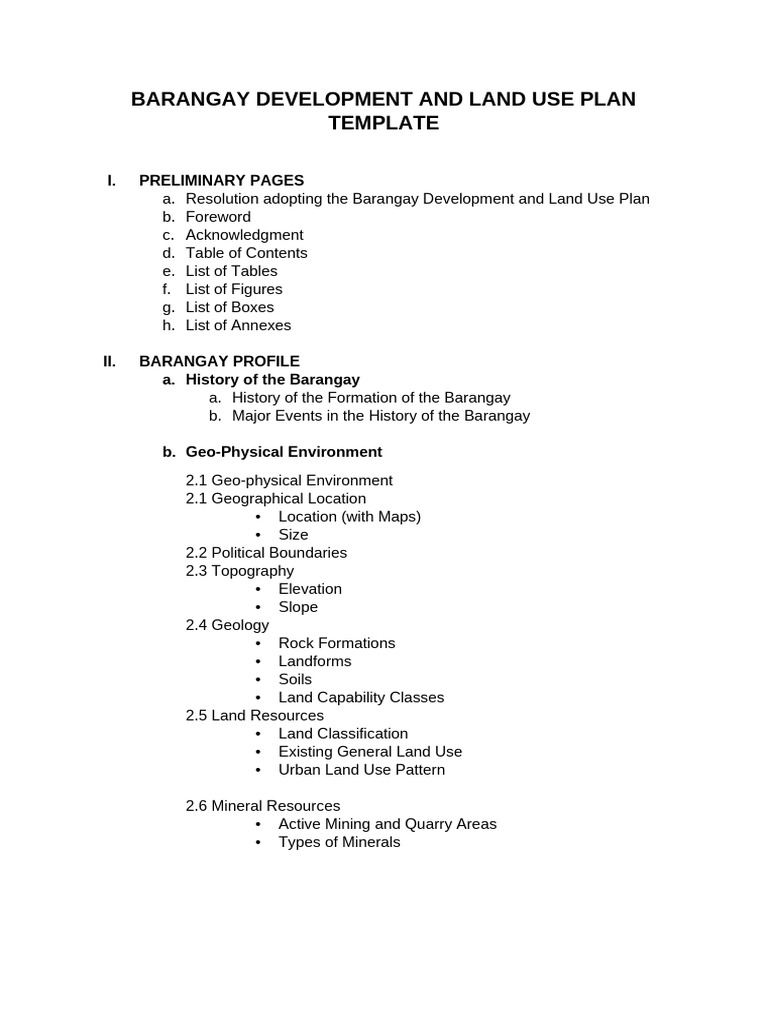 BDP-Template_DILG | PDF | Agriculture | Livestock