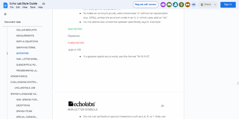 Echo Lab Style Guide | PDF