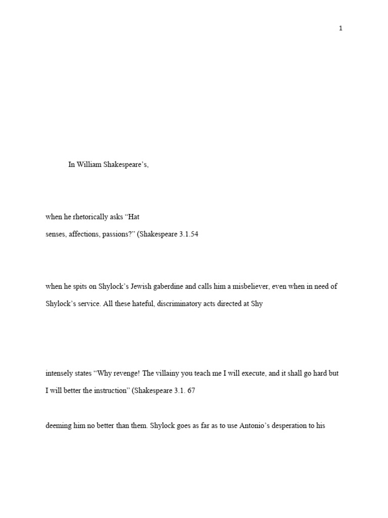 Merchant Good Copy | PDF | Shylock | The Merchant Of Venice