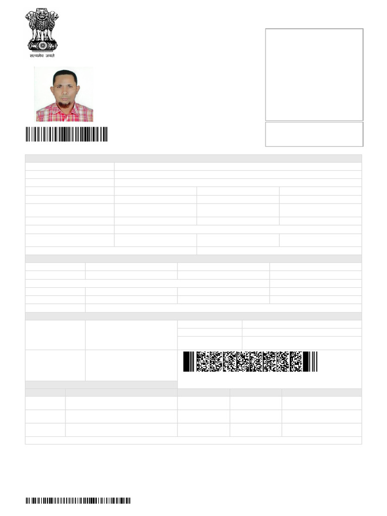 Indian Visa Application Form | PDF | Travel Visa | Passport