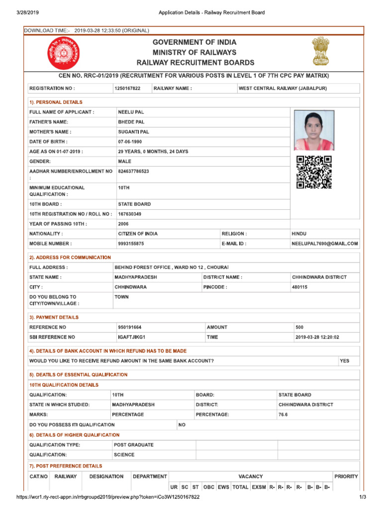 Gudiya RRC D Group | PDF