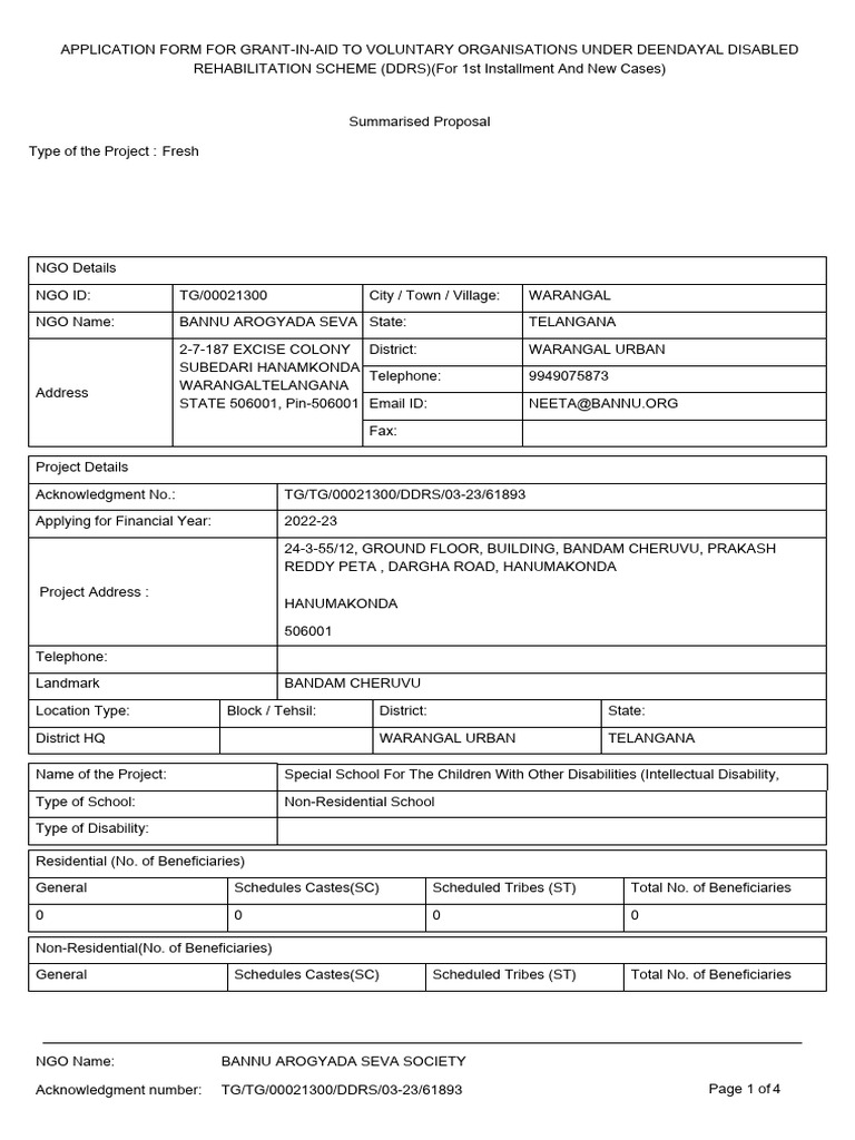 Form1-View-Summary-Pdf DDRS | PDF | Expense