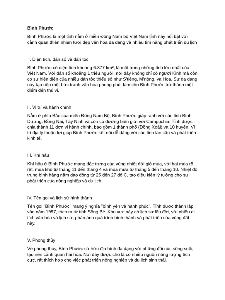 Binh Phuoc | PDF
