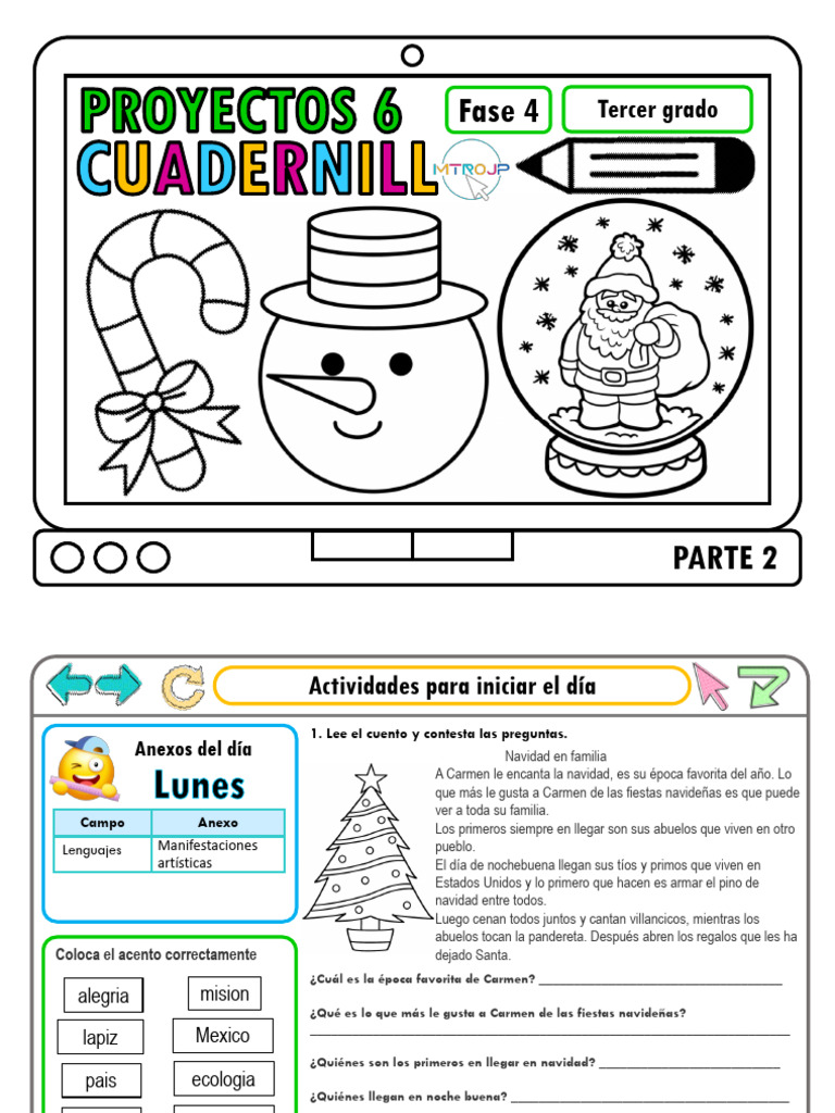 Cuadernillo 2 | PDF | Tradiciones navideñas | Navidad