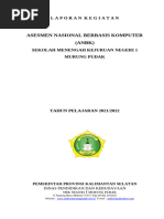 CONTOH SUSUNAN LAPORAN ANBK | PDF