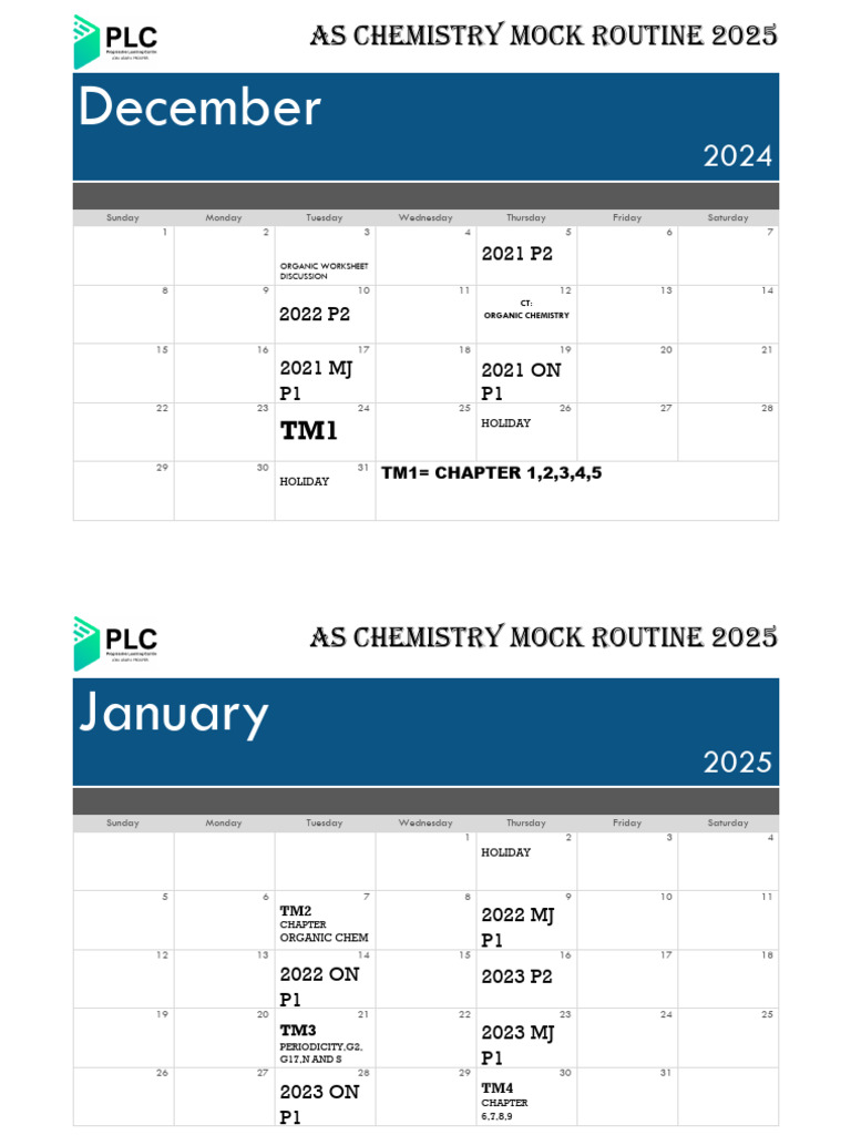 ASC mock routine 2025 | PDF