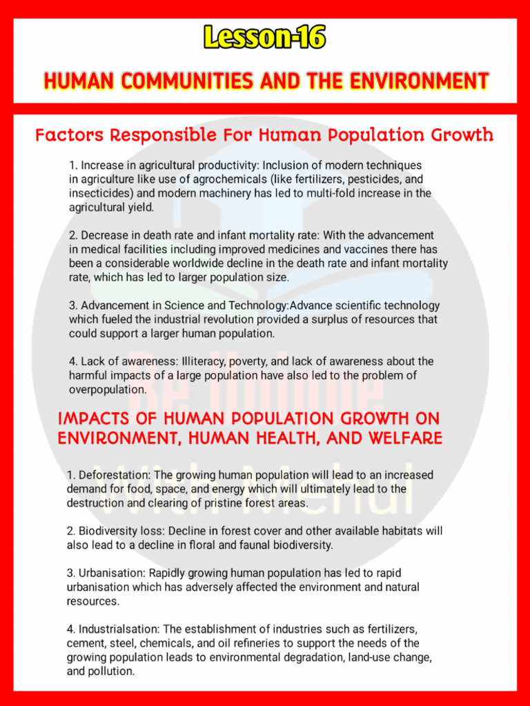Sem-3 Environmental Sci-2 Lesson-16 (Eng) | PDF