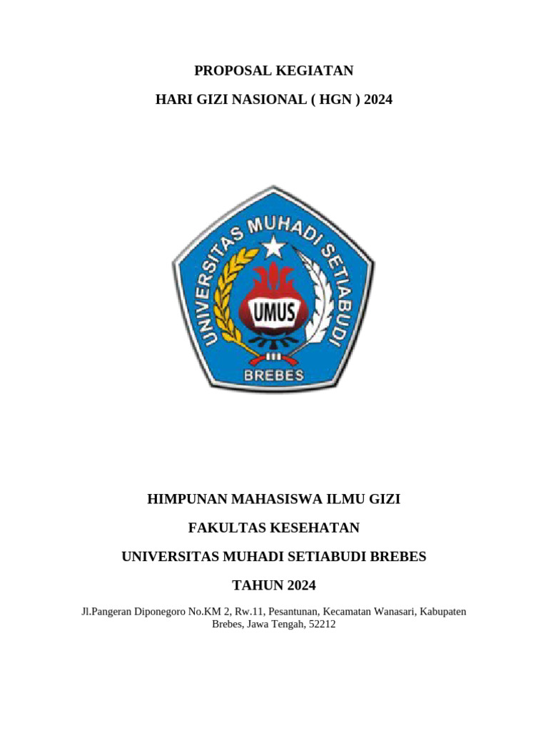 Proposal HGN 2024 | PDF