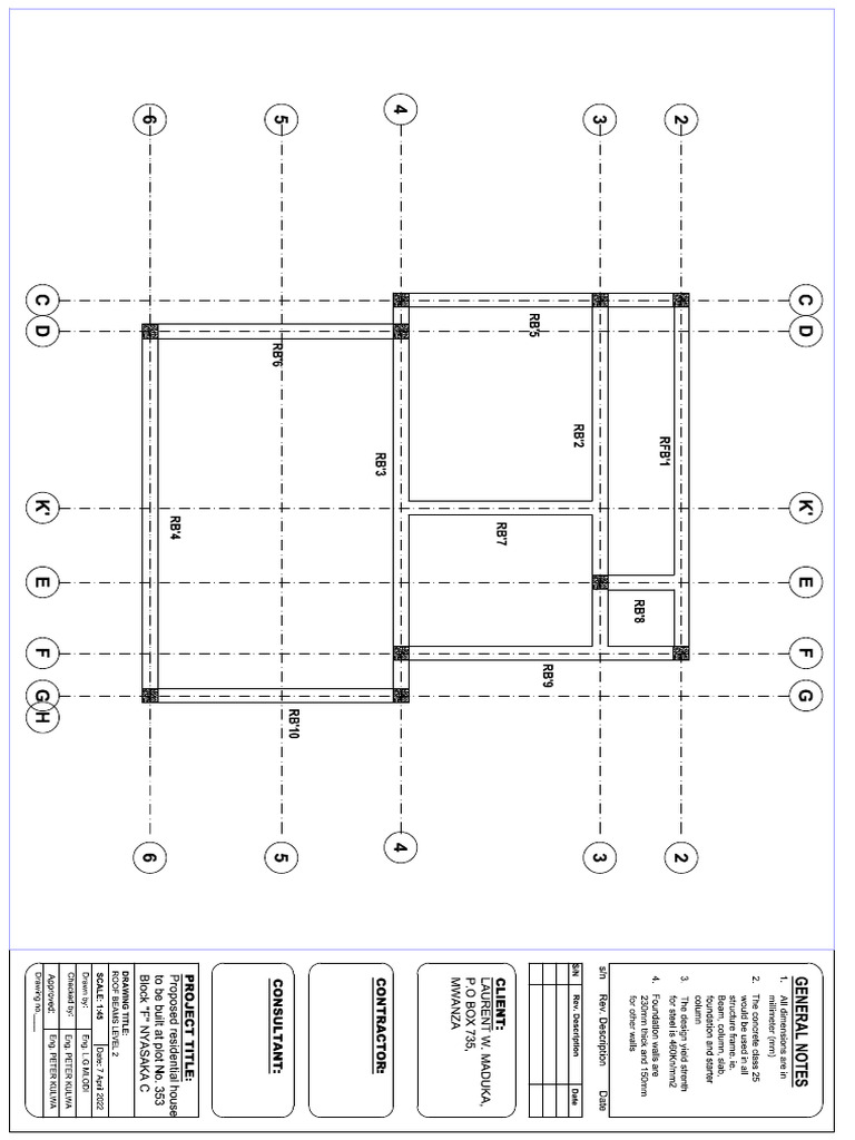 Roof Beams Level 2 | PDF