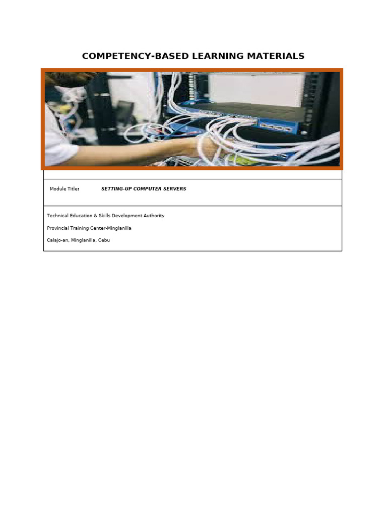 Plan Training CBLM module 1 | PDF | Learning Styles | Learning