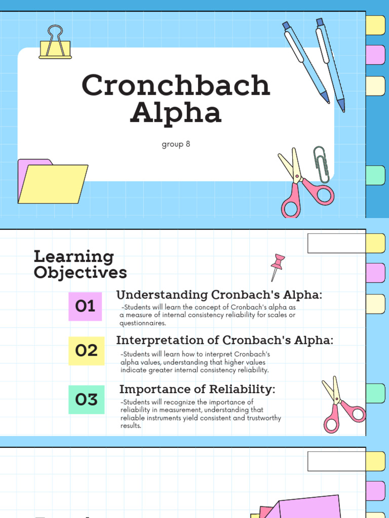 Understanding Cronbach's Alpha in Surveys | PDF | Cronbach's Alpha | Internal Consistency