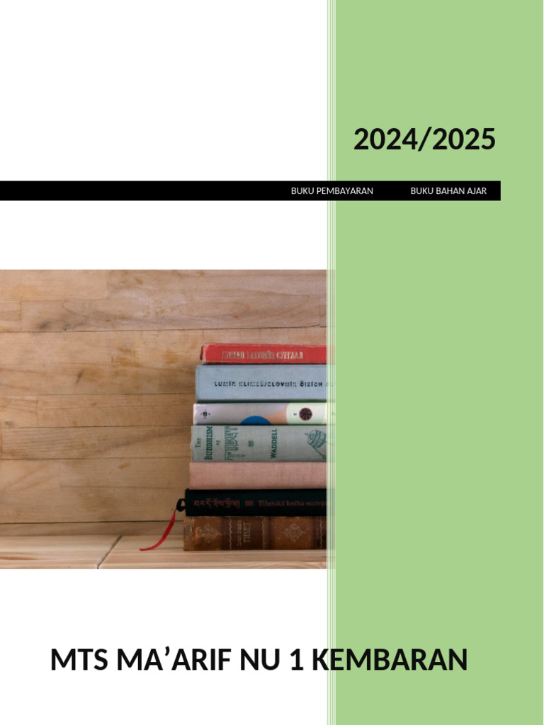 Cover Buku Pembayaran | PDF