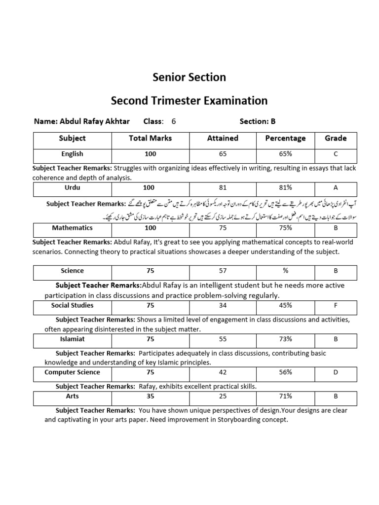 class 6B | PDF | Science | Curriculum