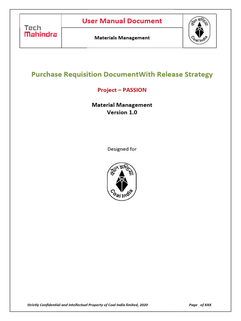 SAP PR Manual | PDF | Computing