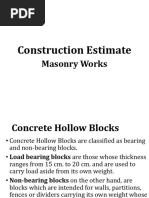 The Hollow Block Sizes in The Philippines Are The Following | PDF