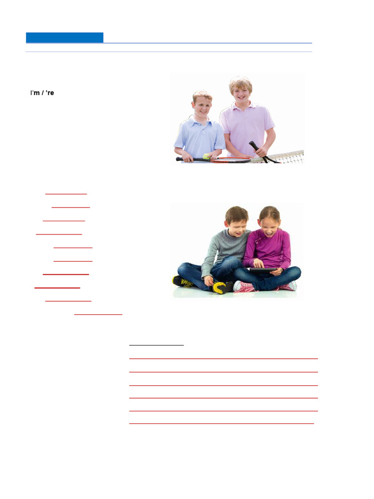 To - Be - Affirm Form 1 | PDF