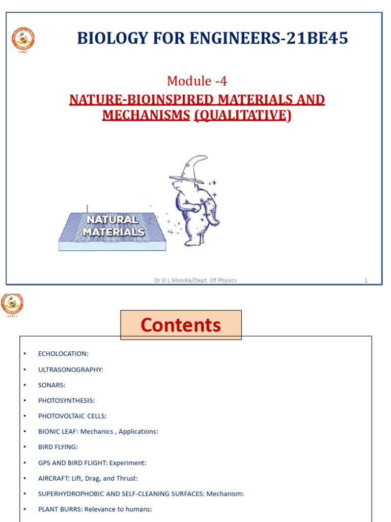 biology for engineers | PDF