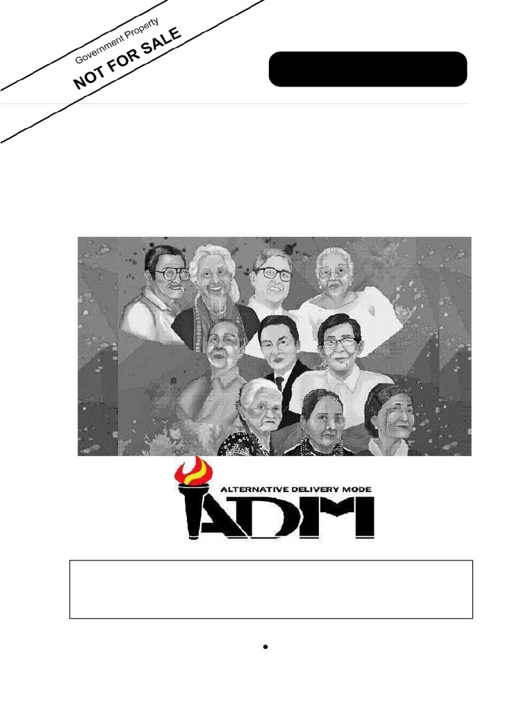 SHS Q3 Mod4 CPAR Filipino-Artists v5 | PDF | Weaving