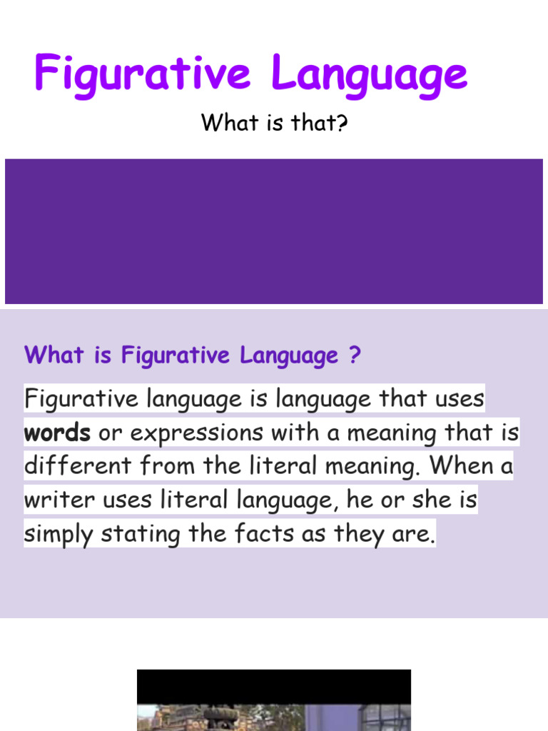 Figurative Language 6th Grade | PDF
