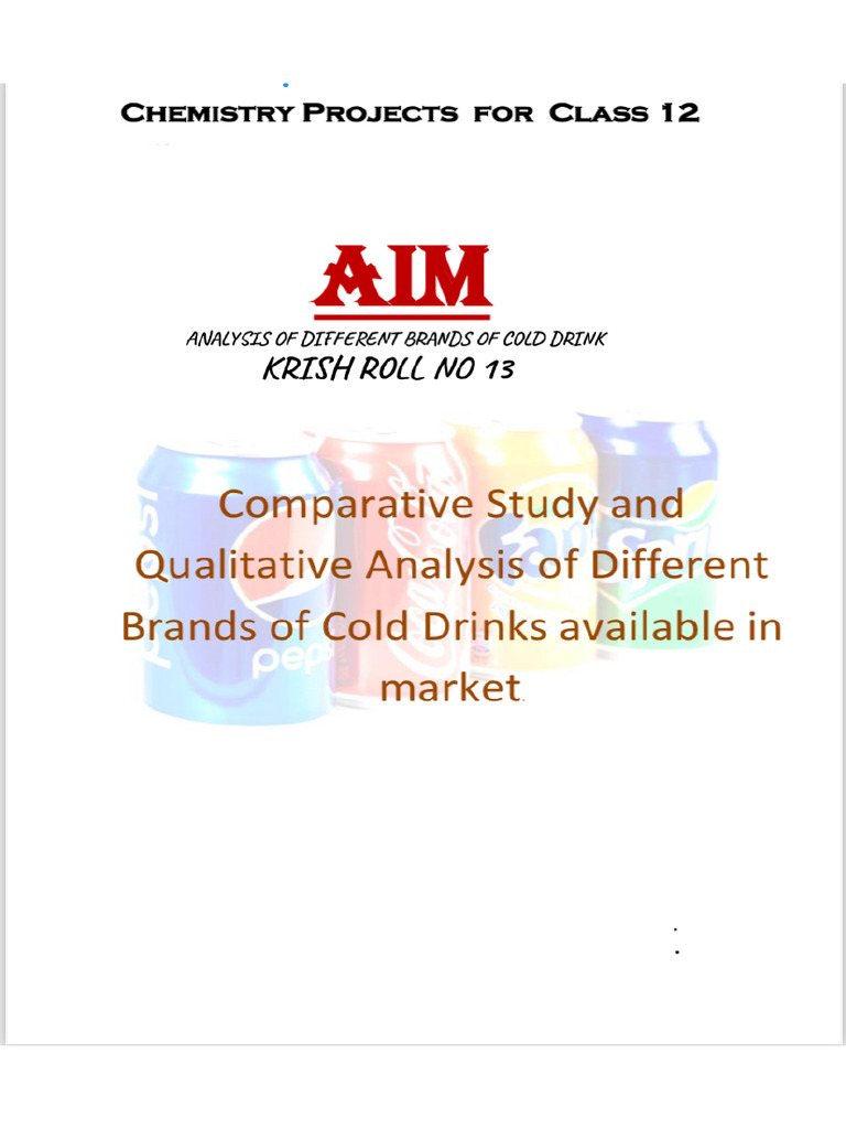 Chemistry investigatory project class 12-A | PDF
