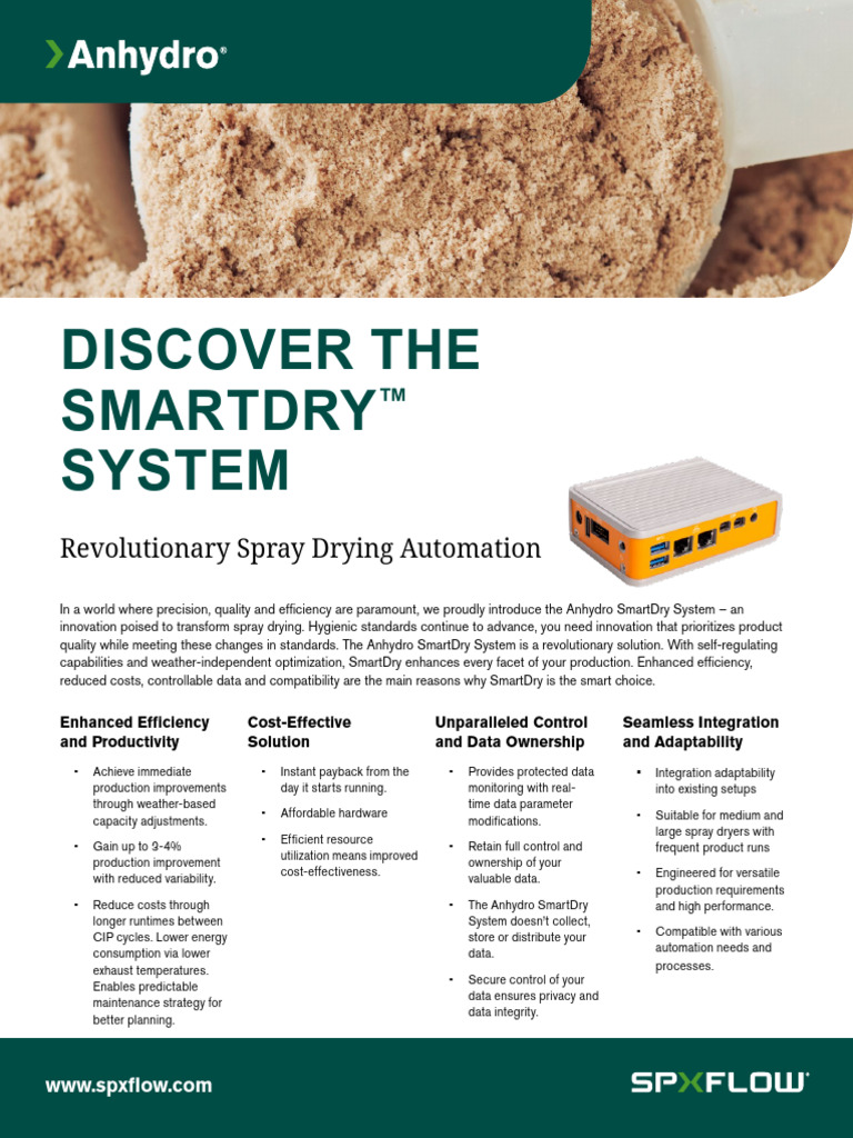 Anhydro Smartdry System FLR Us | PDF | Automation