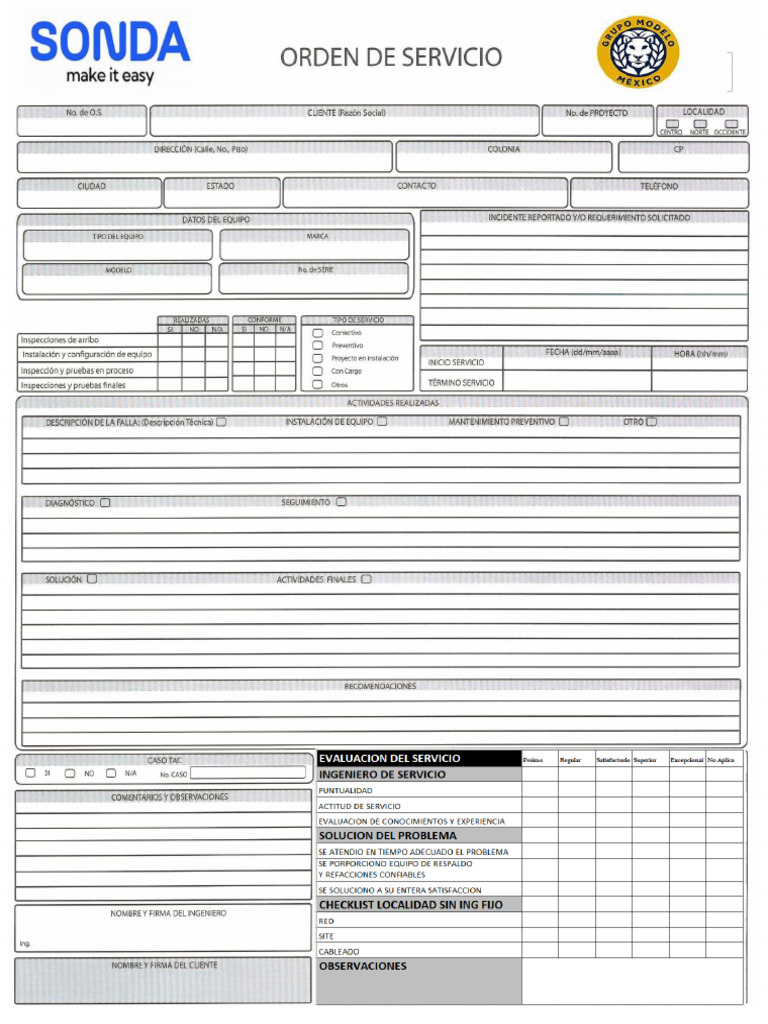 Ejemplo de Como Llenar Boleta Actualizada Grupo Modelo | PDF