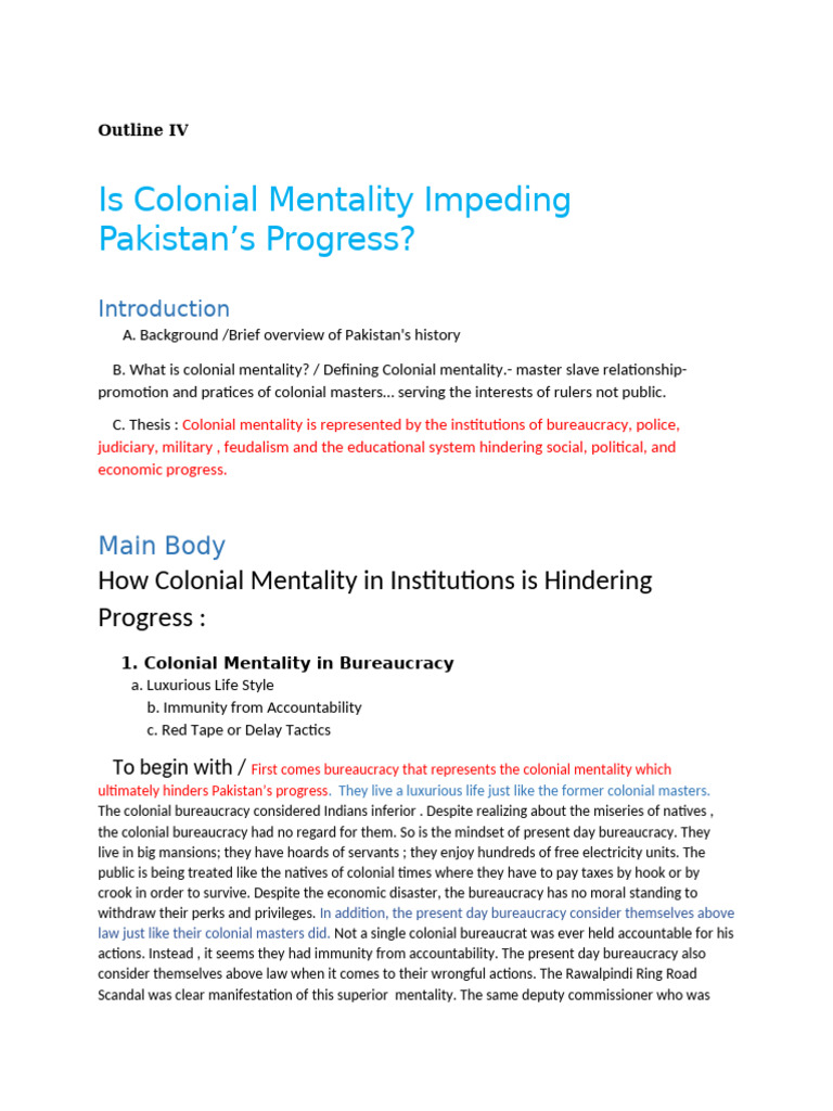 Is Colonial Mentality Impeding Pakistan | PDF | Judge | Police