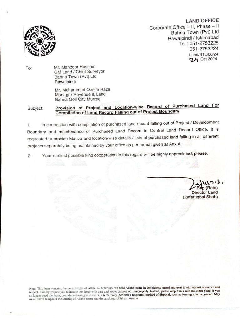 Provn of Land Record | PDF