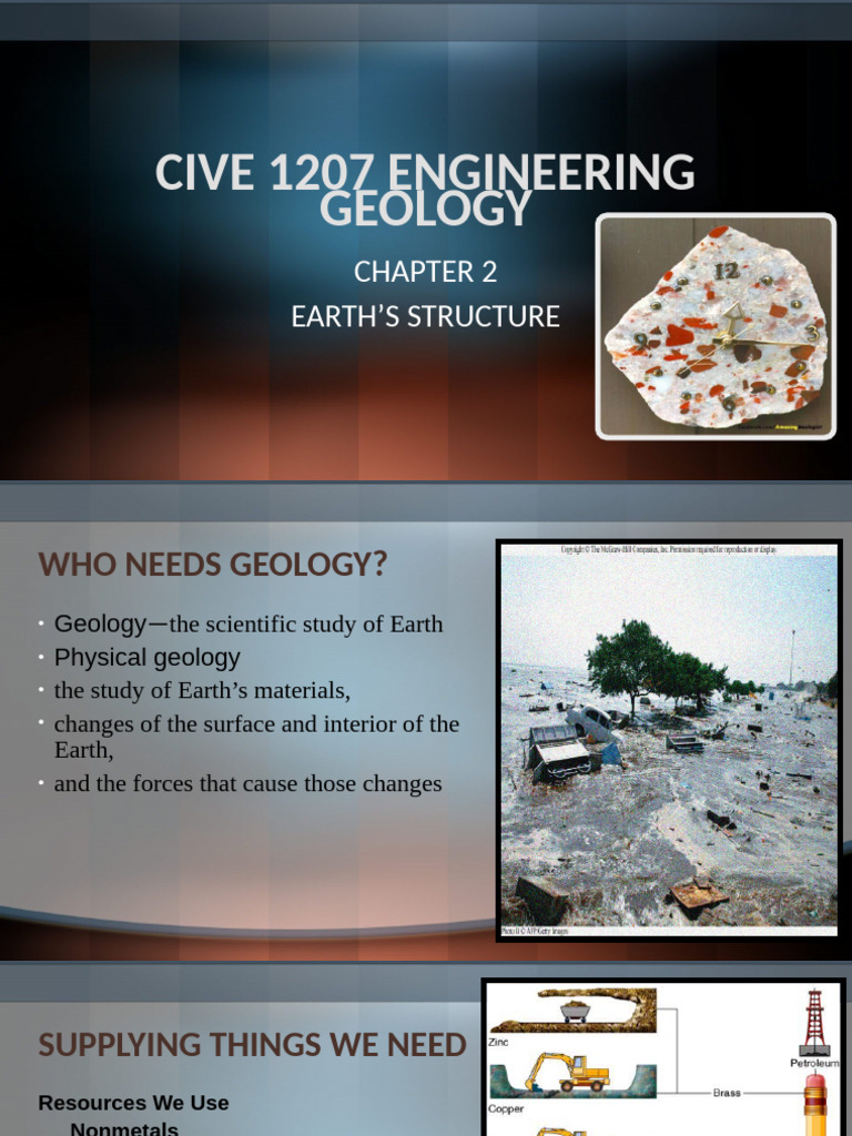 CIVE 1207 ENGINEERING GEOLOGY 2A | PDF | Earth | Nature