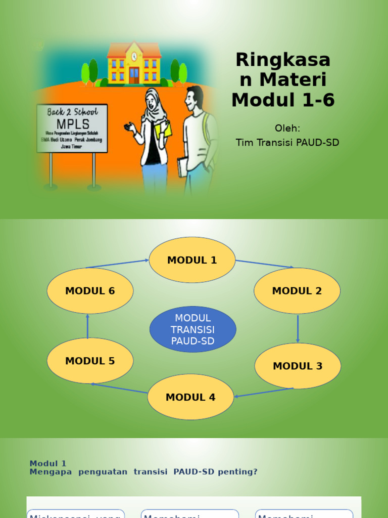 Modul 1-6 Paud Ringkas Ver | PDF