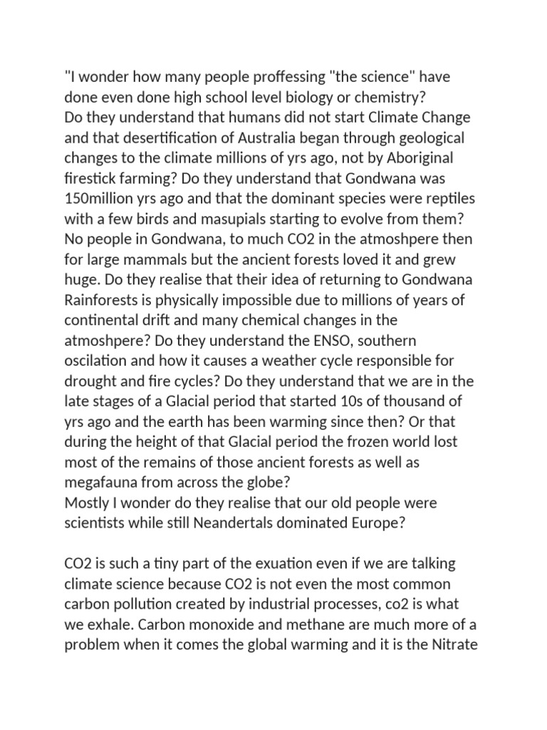 Climate Change 1 | PDF