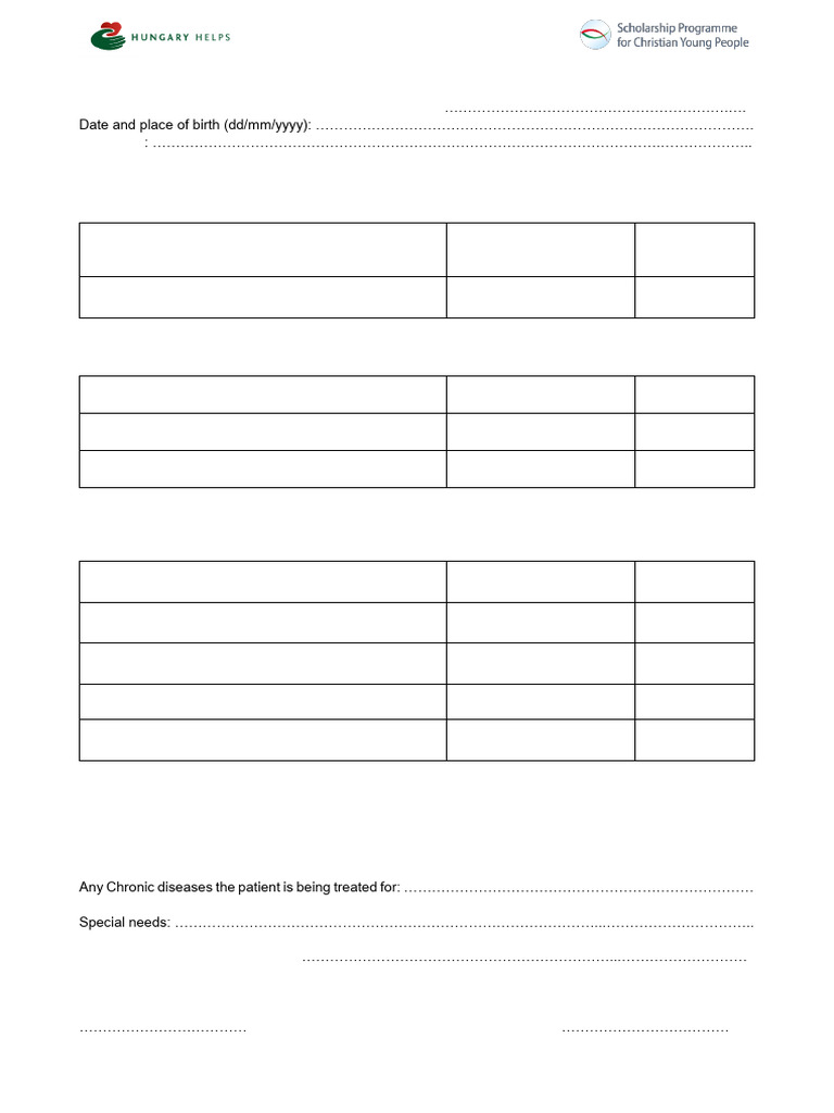 General Medical Certificate for Students | PDF | Vaccines | Vaccination