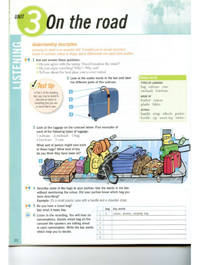 Unit 3 On The Road | PDF