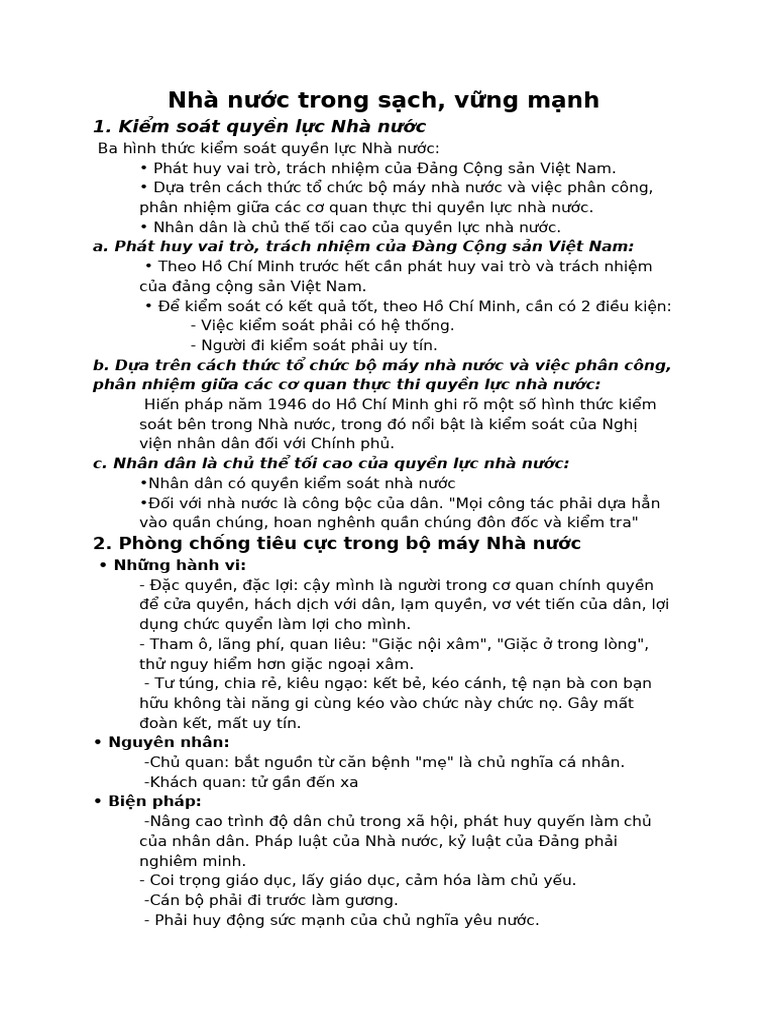 Nhà Nư C Trong S CH, V NG M NH | PDF