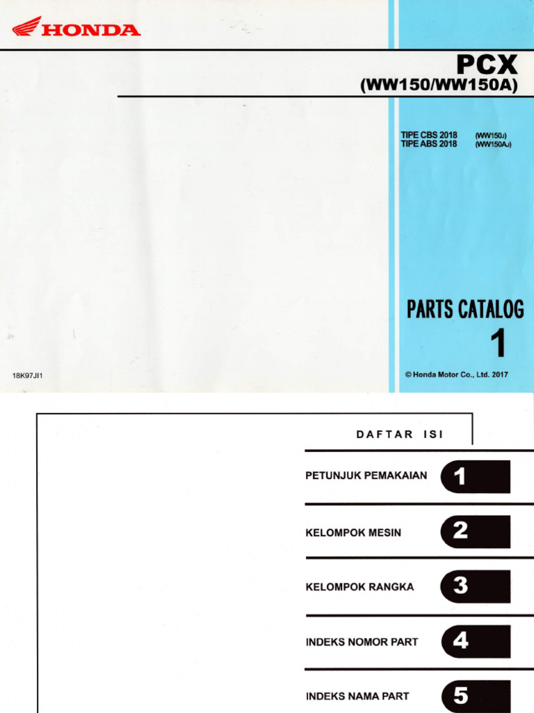 Partbooks PCX-150 (K97) | PDF