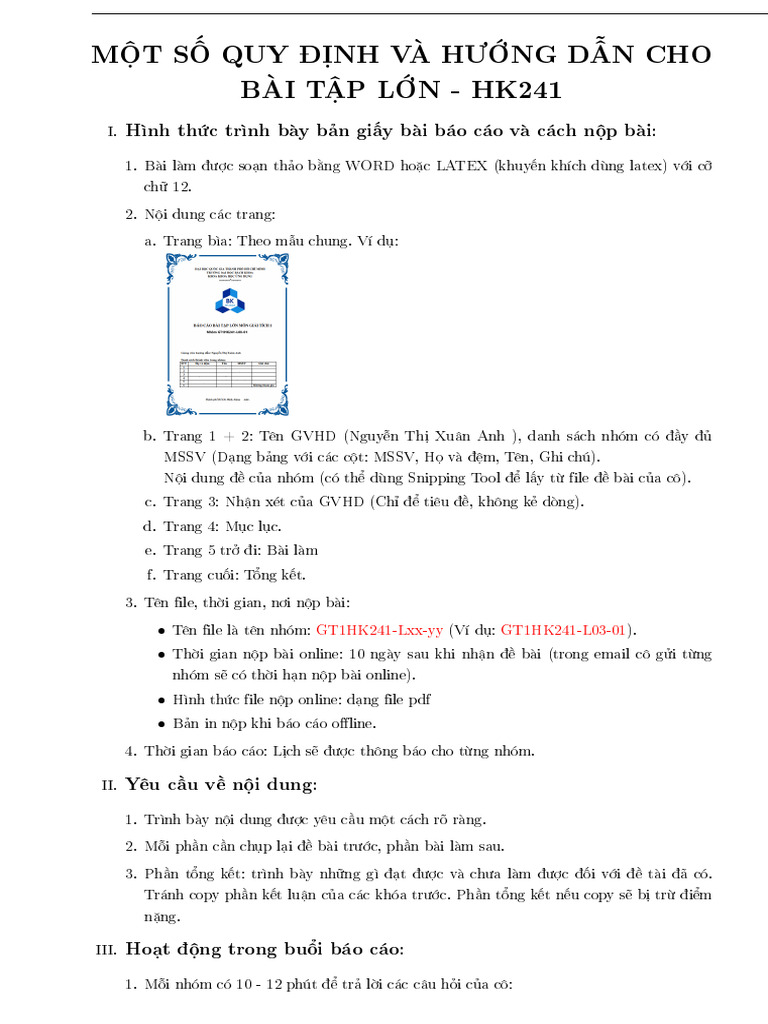 Quy Dinh Va HD BTL | PDF