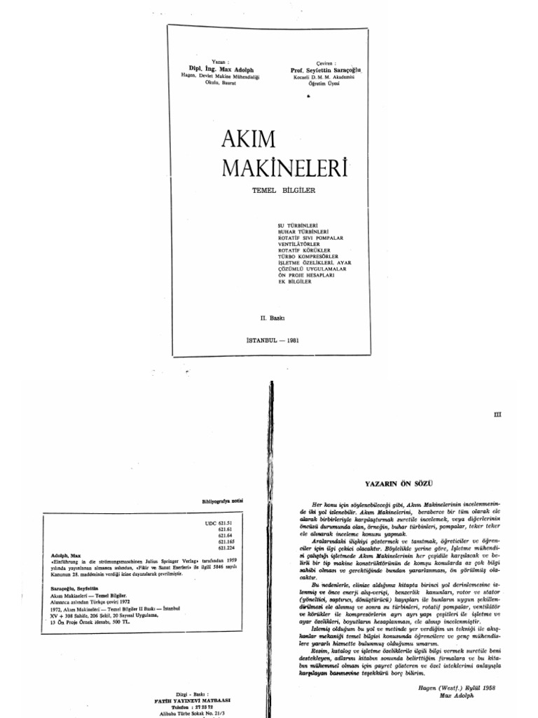 Akim Maki̇neleri̇ - Max Adolph | PDF