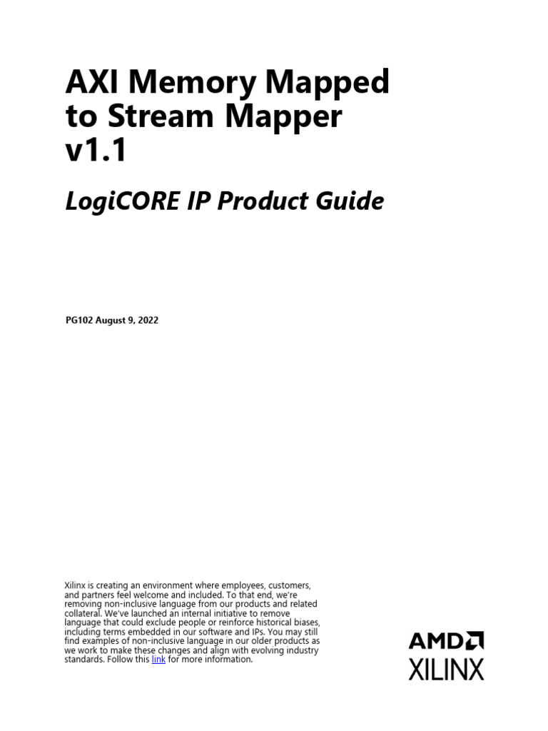 AXI Memory-Mapped to Stream Mapper | PDF | Multiplexing | Computer Hardware