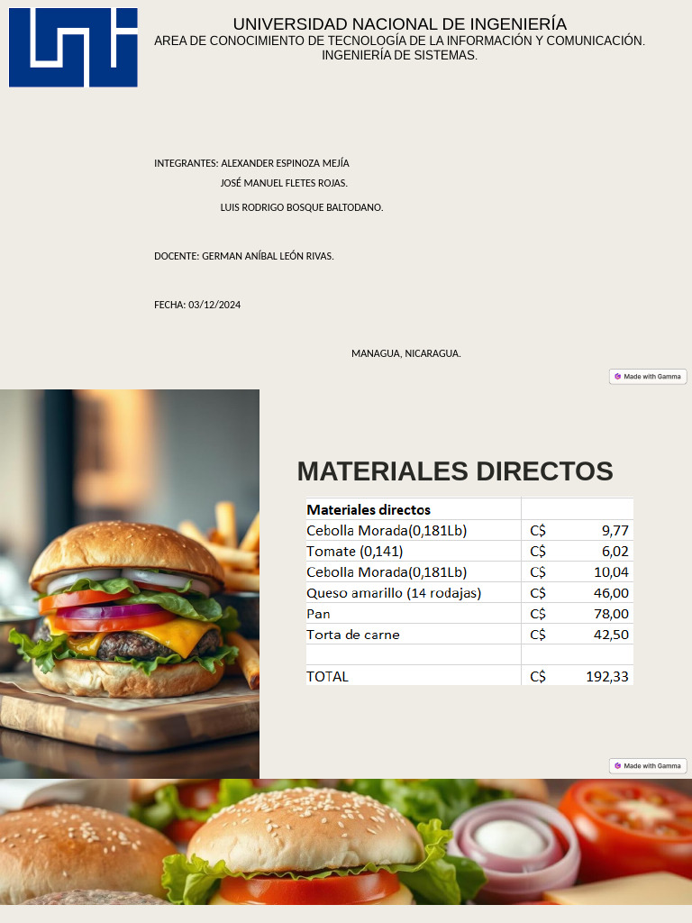Materiales Directos 2 | PDF