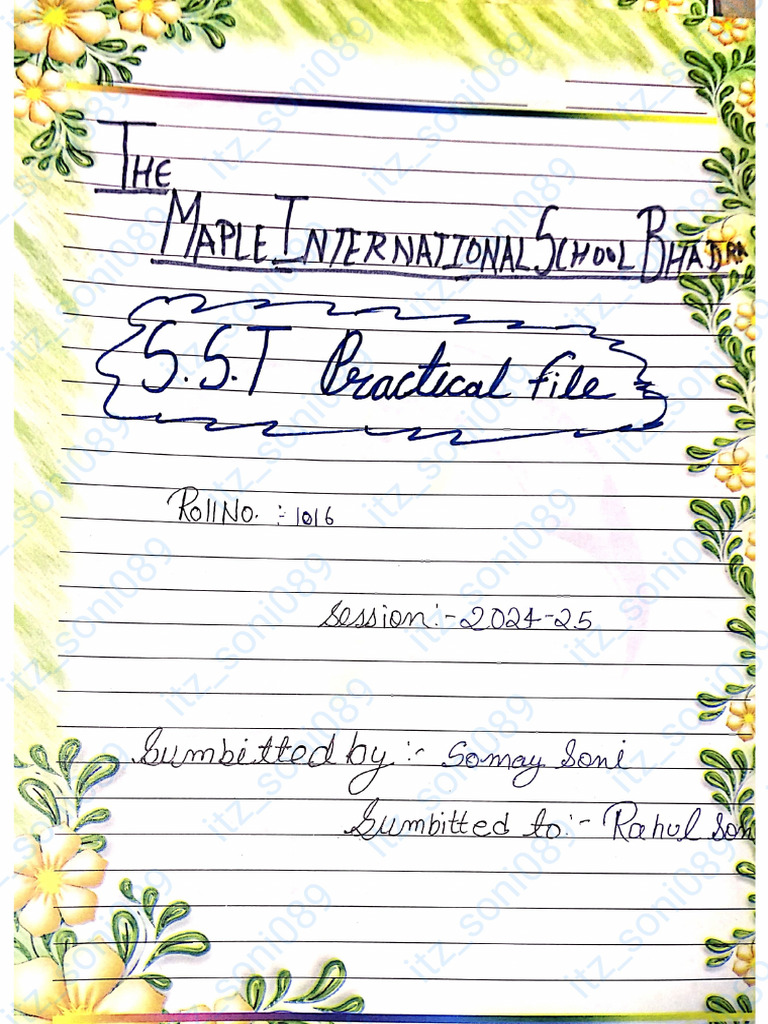 Sst Project File Session 2024 25 Pdf