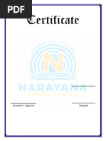 Practical Certificate | PDF