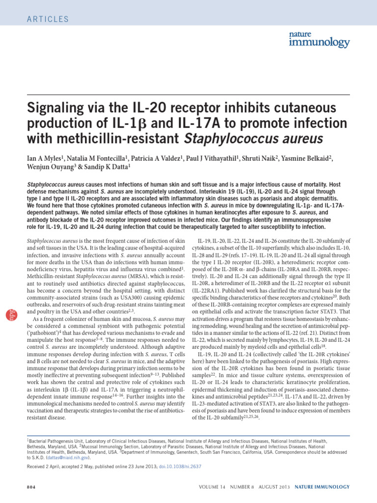 1.staphy Aureaus in Cutaneous Infection | PDF | Staphylococcus Aureus ...