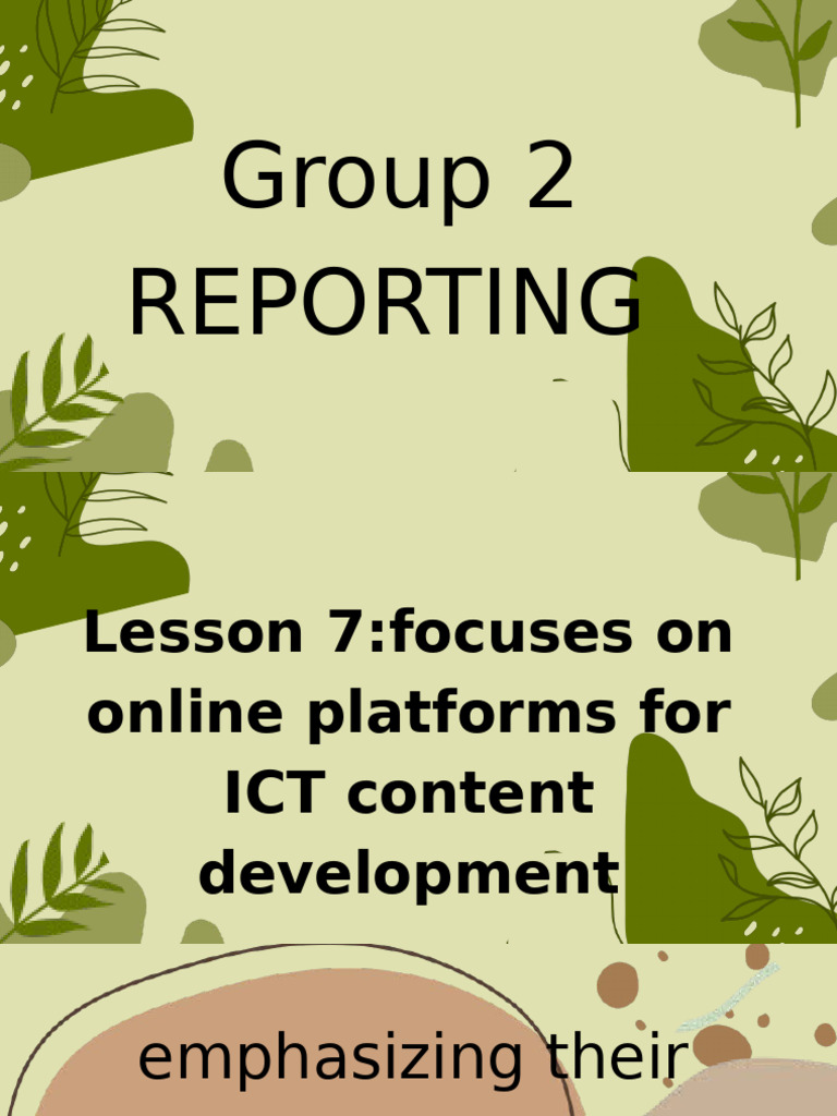 Group 2 Emtech | PDF | Word Press | Html