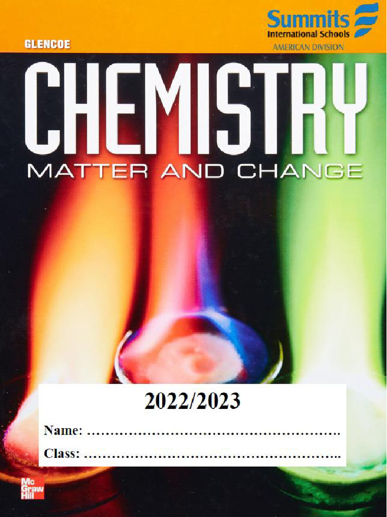 G11-Chemistry Workbook - Modified | PDF | Ion | Chemical Compounds